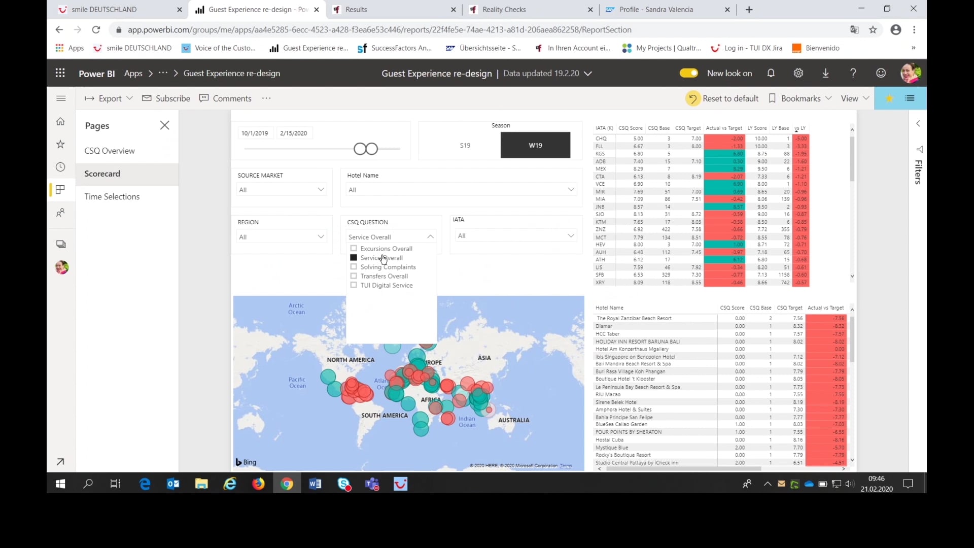 Toogle PowerBI How to use the scorecard on Vimeo