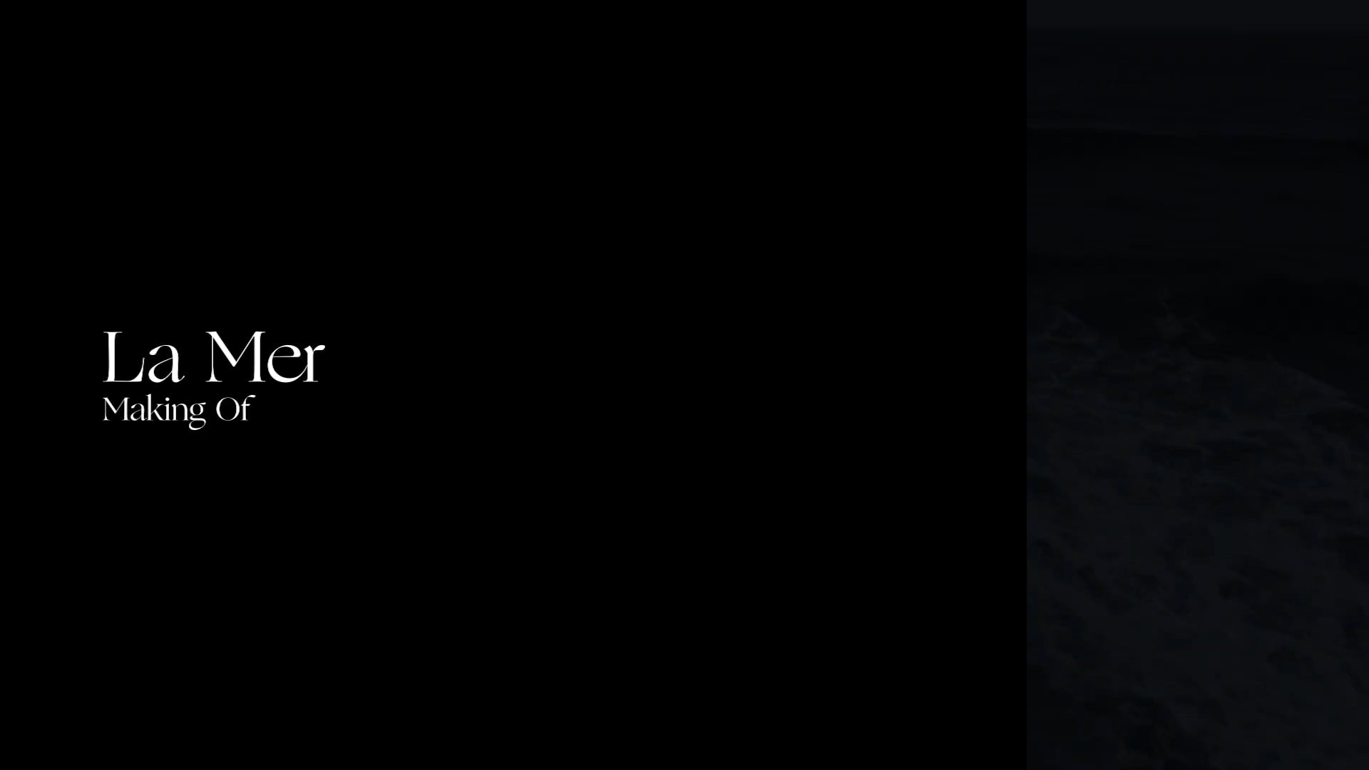 La Mer | Making Of on Vimeo
