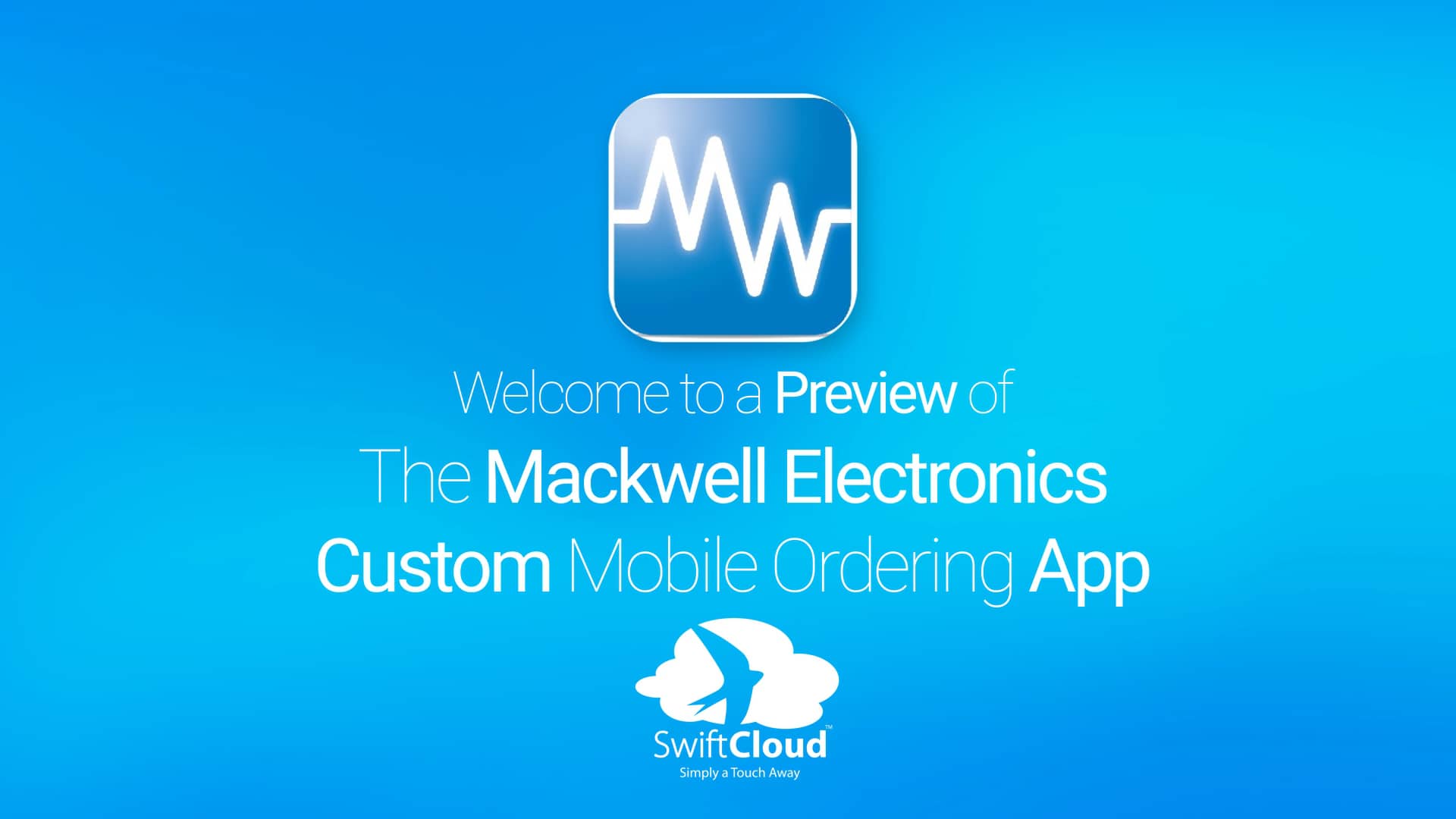 Mackwell Electronics - Mobile App Preview - MAC873W on Vimeo