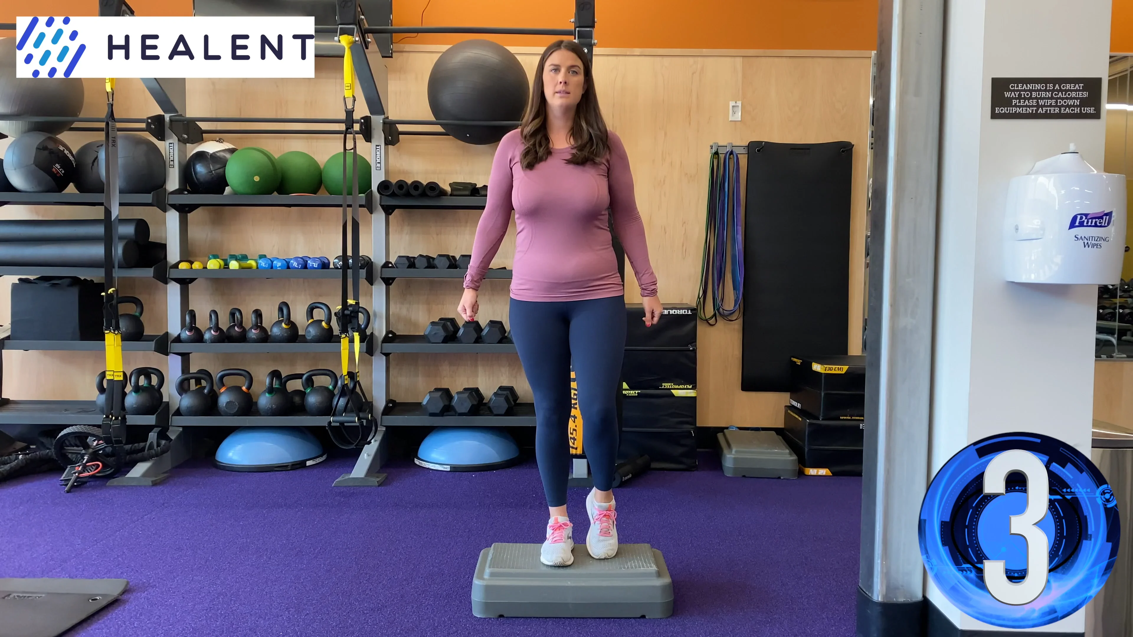 Phase 1 ACL Forward Step Ups (Stair) on Vimeo