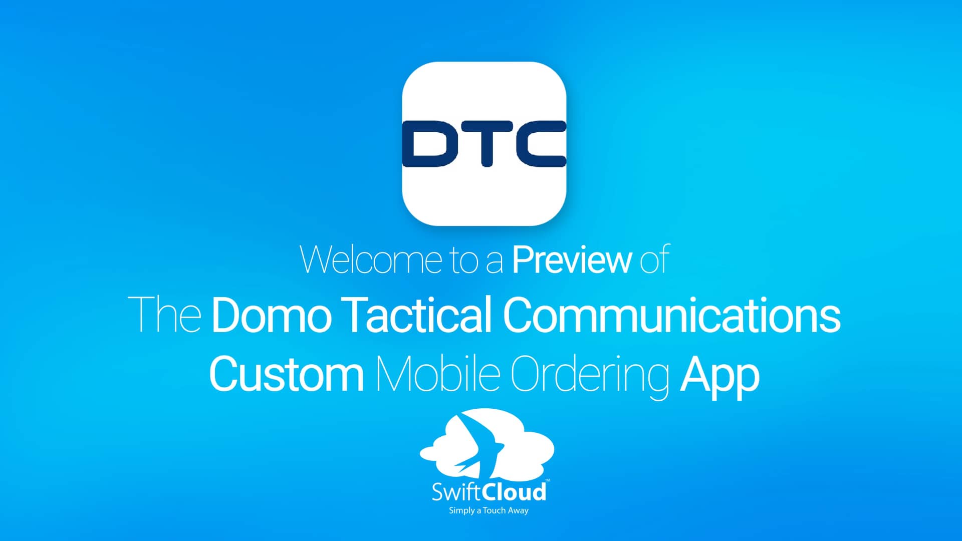 Domo Tactical Communications - Mobile App Preview - DOM922W on Vimeo