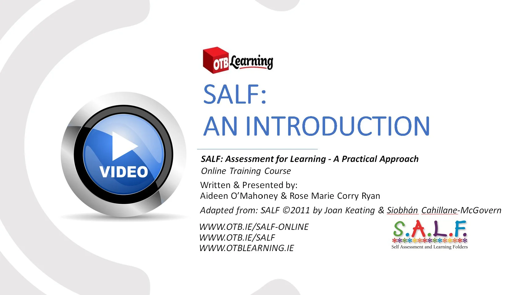 SALF - An Introduction on Vimeo