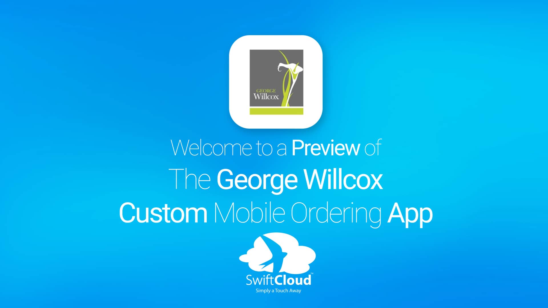 George Willcox - Mobile App Preview - GEO095W on Vimeo