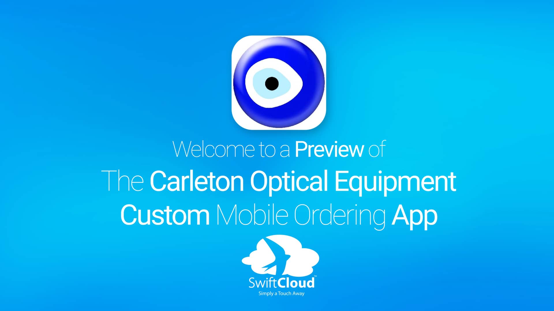Carleton Optical Equipment - Mobile App Preview - CAR066W on Vimeo