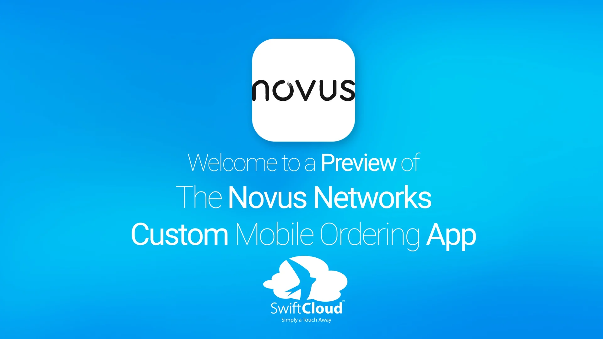 Novus Networks - Mobile App Preview - NOV005W on Vimeo