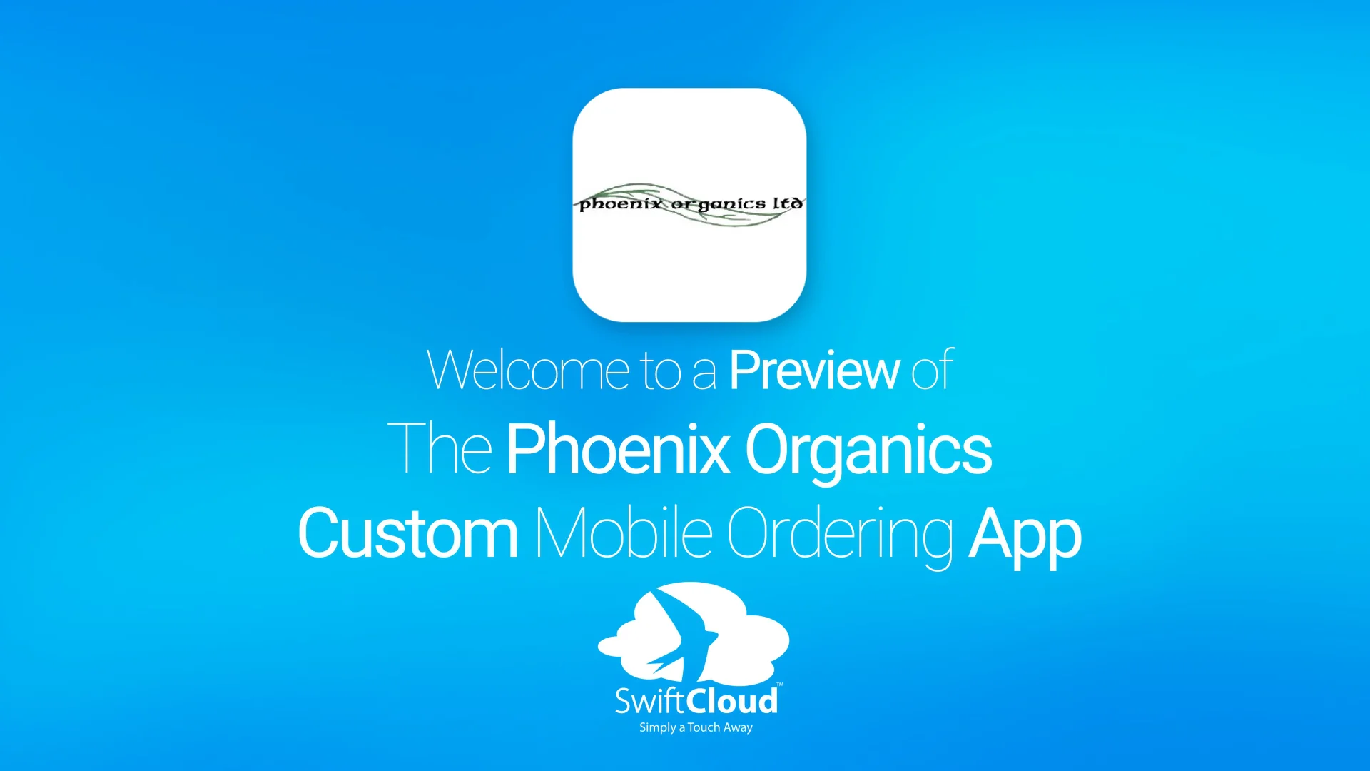Phoenix Organics - Mobile App Preview - PHO803W on Vimeo