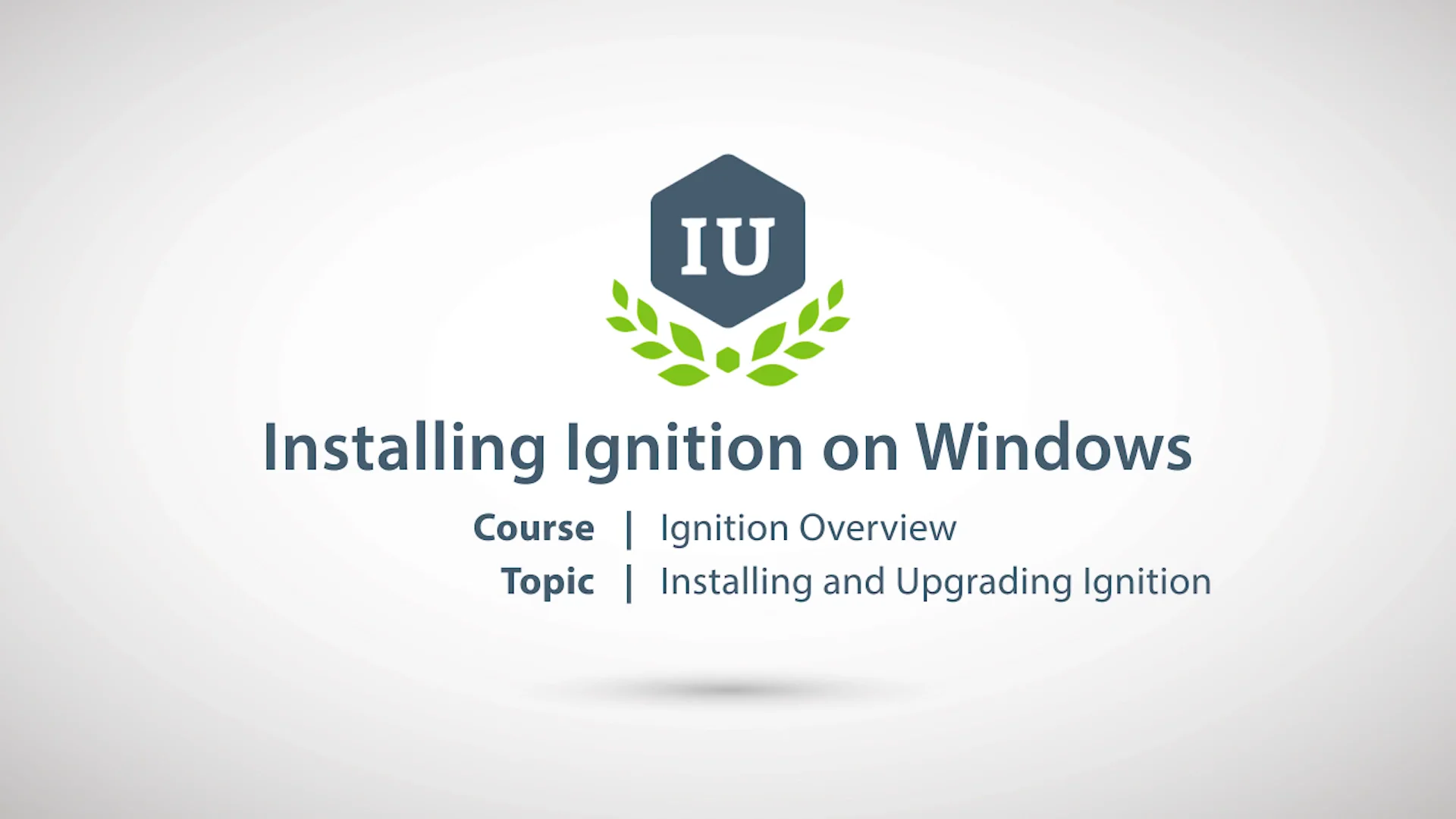 Installing Ignition on Windows_2020_06