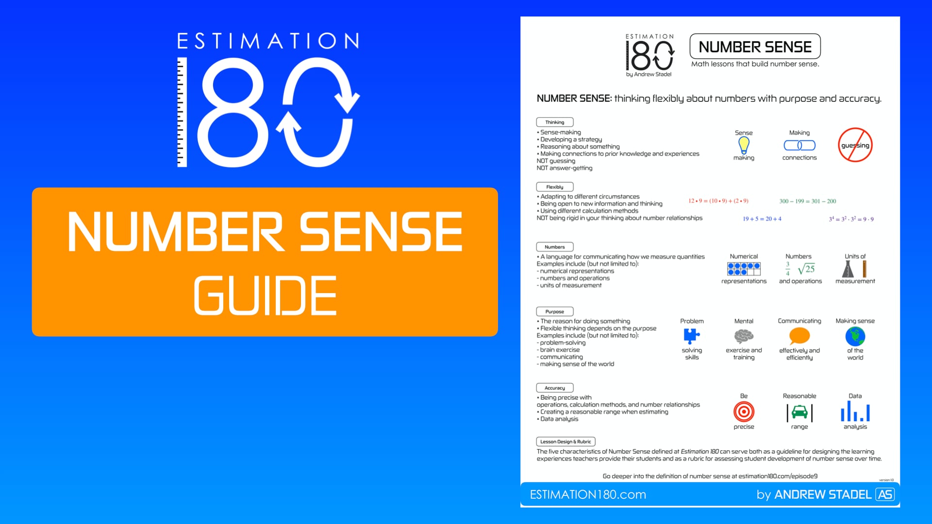Number Sense Guide - Estimation 180