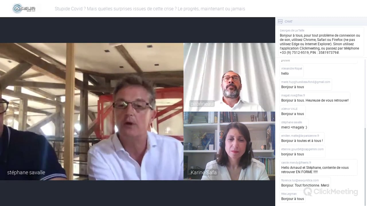 Webinaire Assur'N'Co - Stupide Covid ? Mais quelles surprises issues de ...