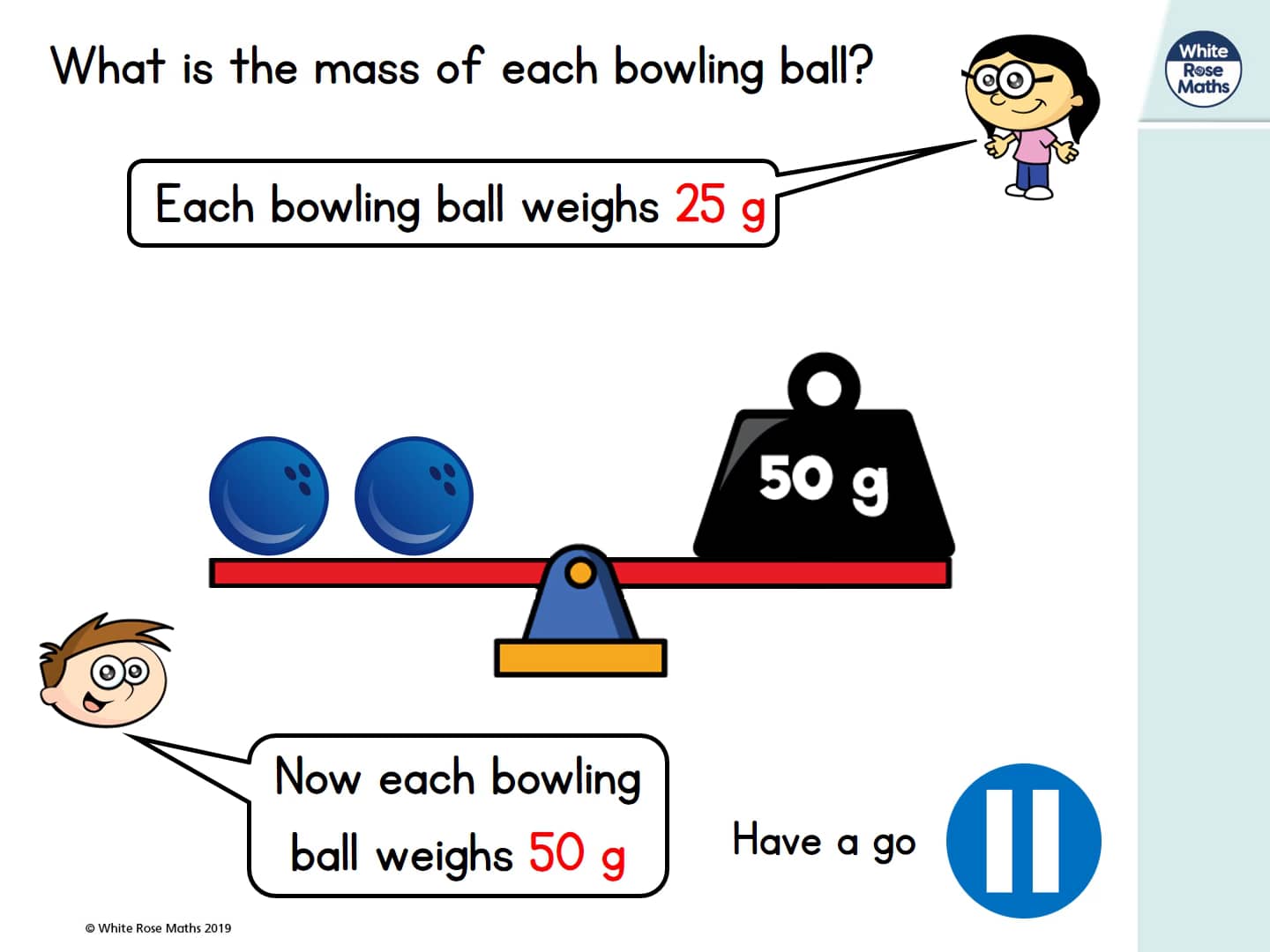 Year 2 - Week 10 - Lesson 1 - Measure mass in grams on Vimeo