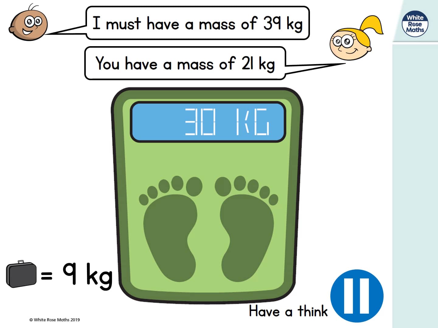 Year 2 - Week 10 - Lesson 2 - Measure mass in kilograms on Vimeo