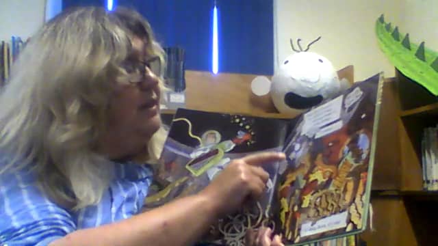 Miss Balson reads Traction man meets Turbodog on Vimeo