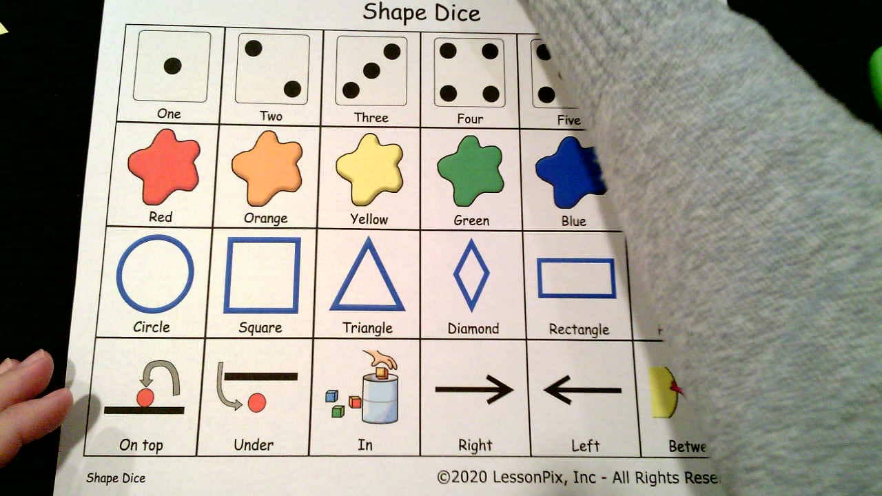Shape Dice Game/Art Activity on Vimeo