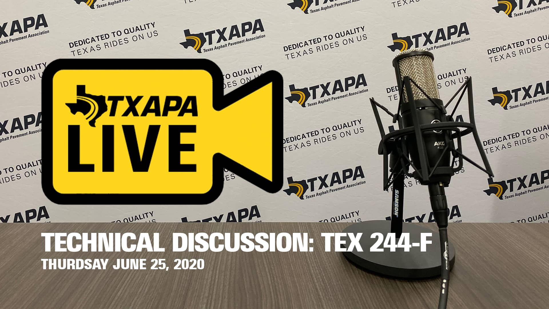 TXAPA Live June 25, 2020 Edition on Vimeo