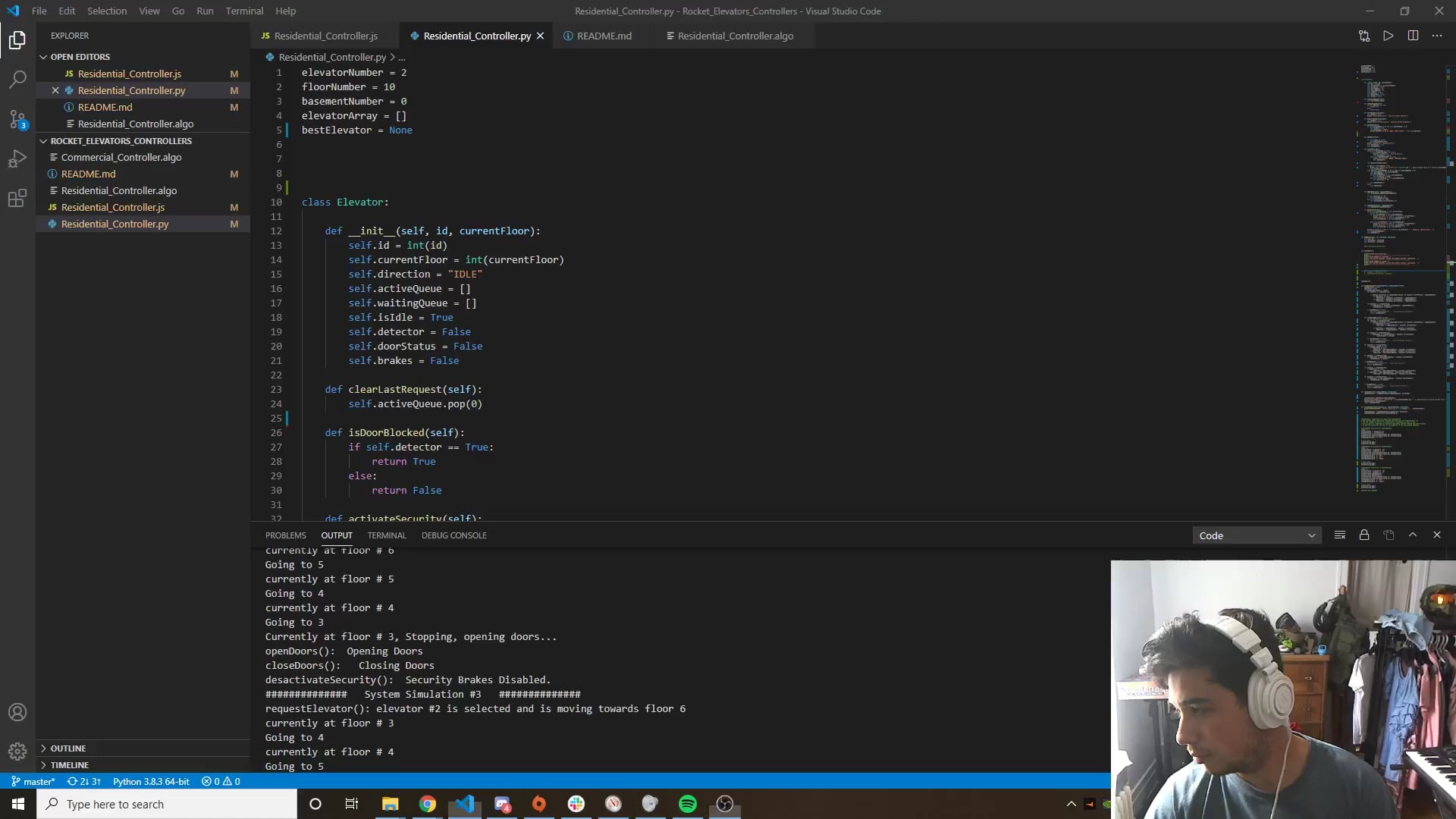Rocket Elevators Residential Controller on Vimeo