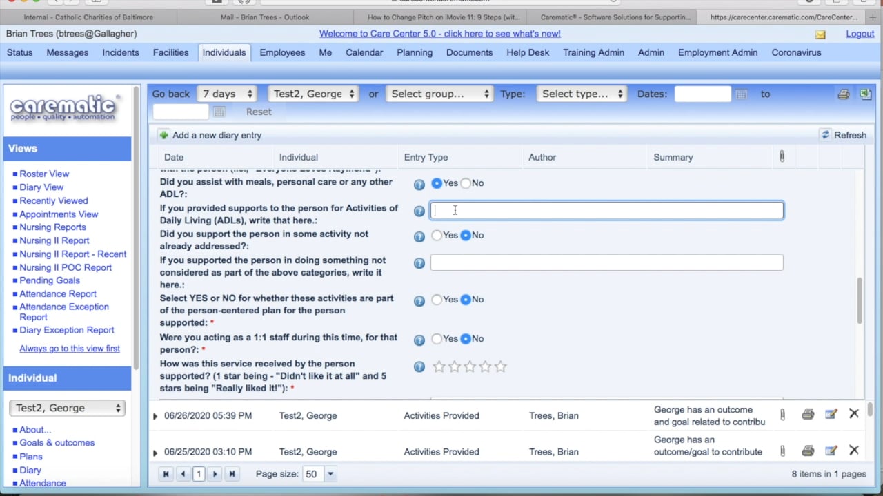 Carematic - Activities Provided Tutorial on Vimeo