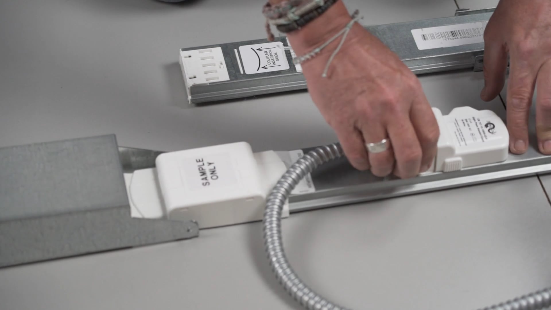 Snake Bus Power Distribution for Raised Access Floors