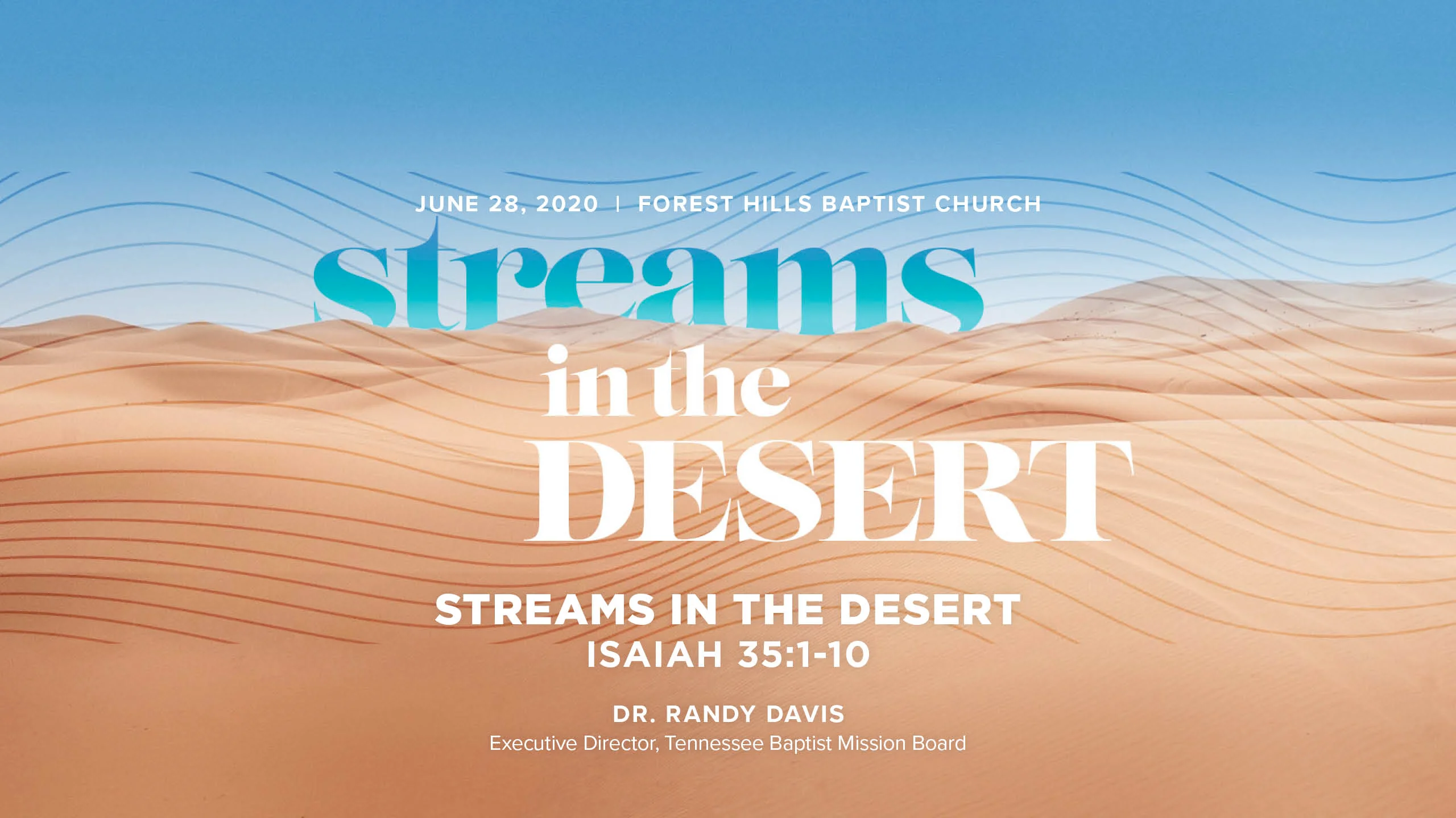 62820 - Streams In The Desert - Dr Randy Davis on Vimeo