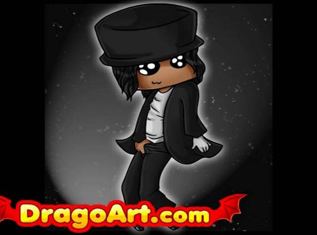 How to draw chibi Michael Jackson, step by step on Vimeo