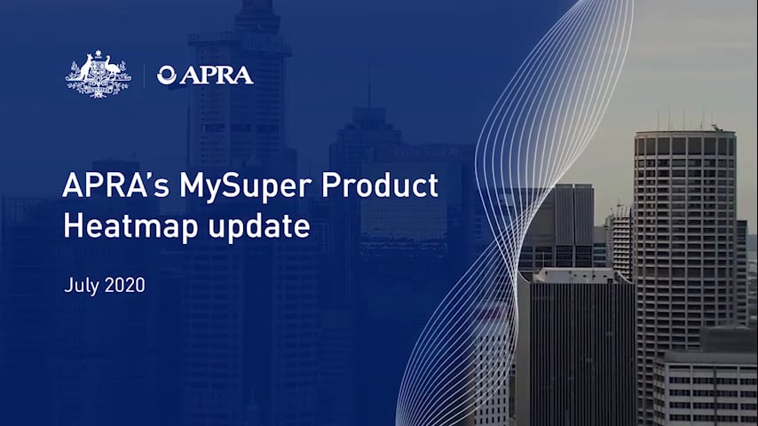 APRA's MySuper Product Heatmap update on Vimeo