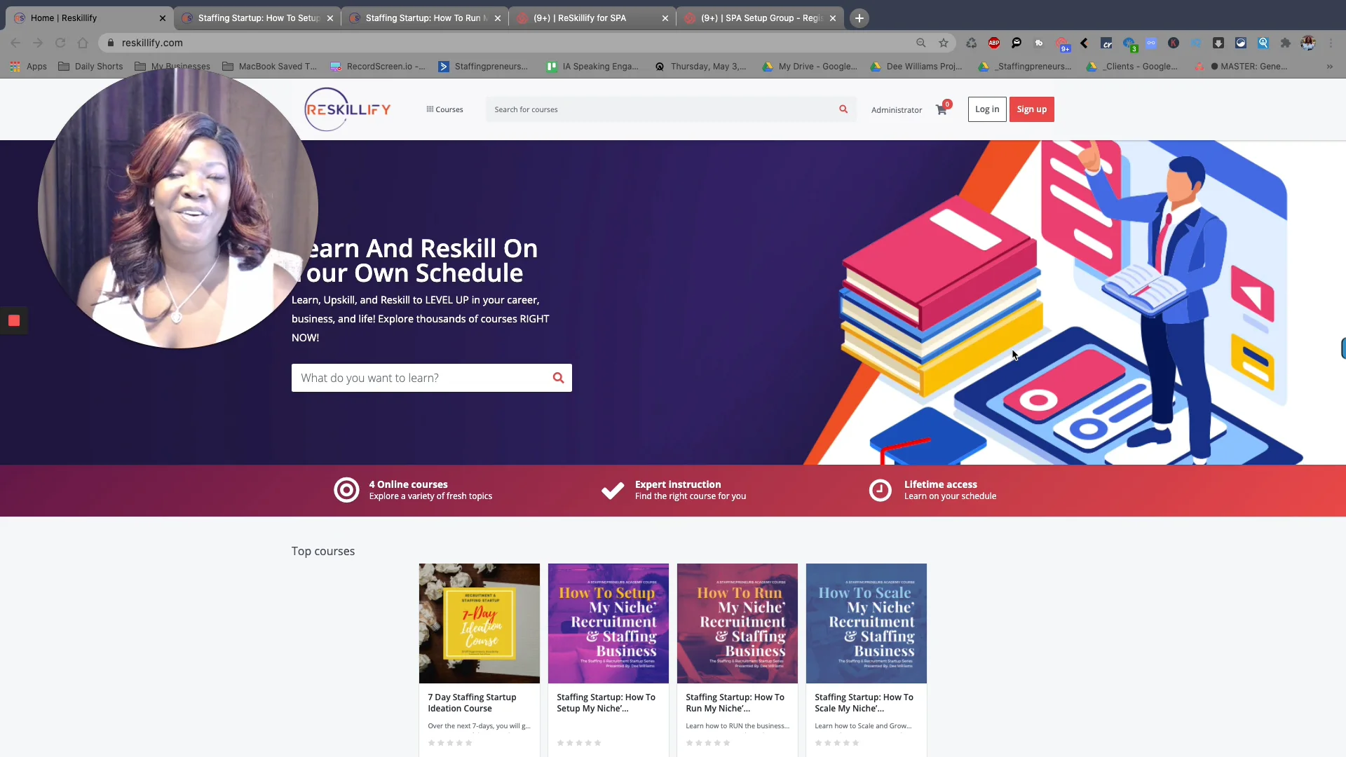 SPA Run It Course - Sign-Up for ReSkillify on Vimeo