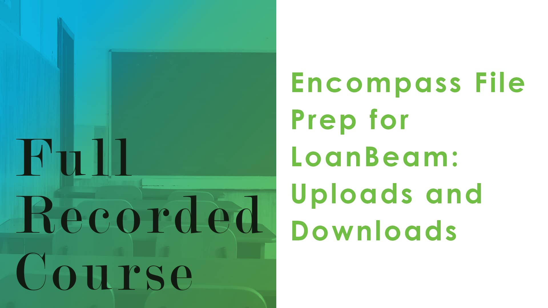 Encompass File Prep for LoanBeam Uploads and Downloads on Vimeo