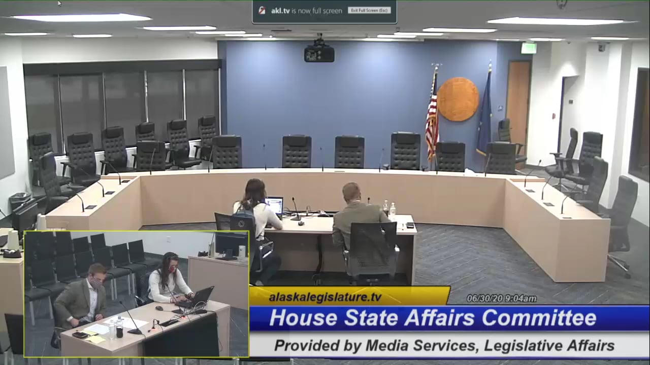 House State Affairs Committee on Vimeo