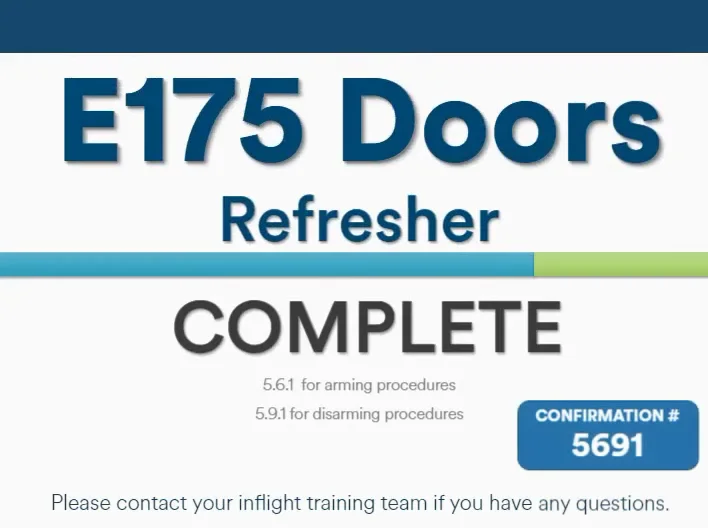 E175 Door Refresher Video