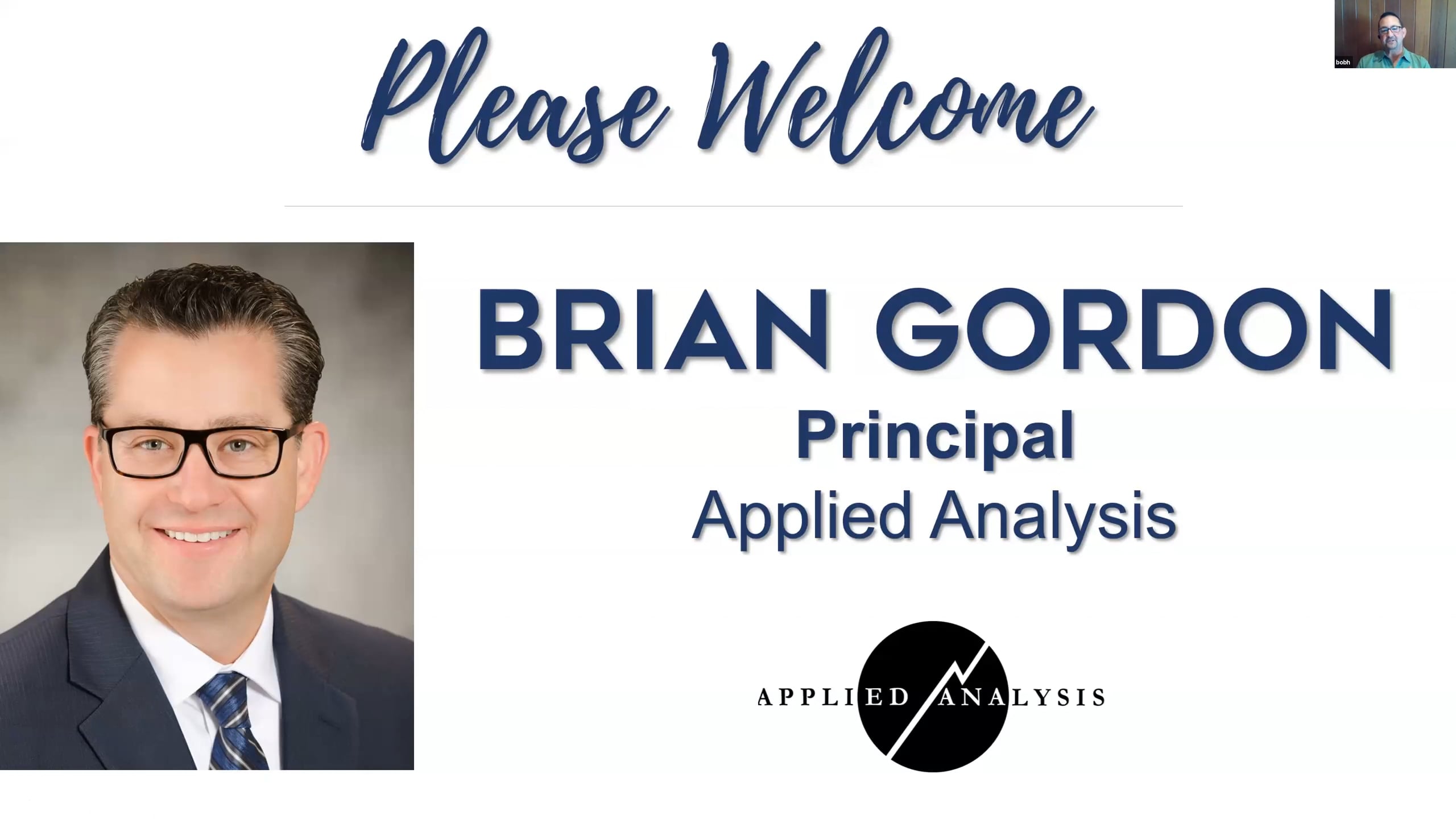 Sales Meeting featuring Brian Gordon from Applied Analysis on Vimeo
