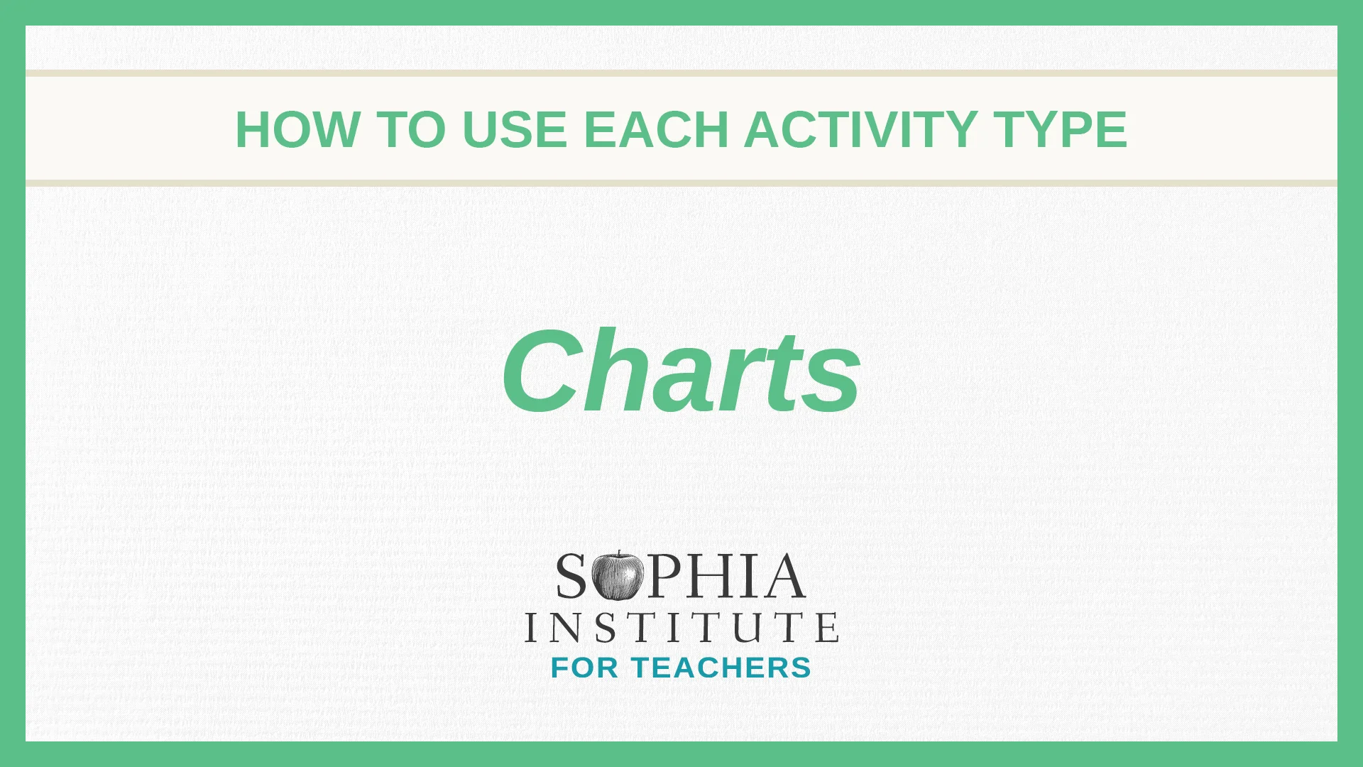 Chart demonstration on Vimeo