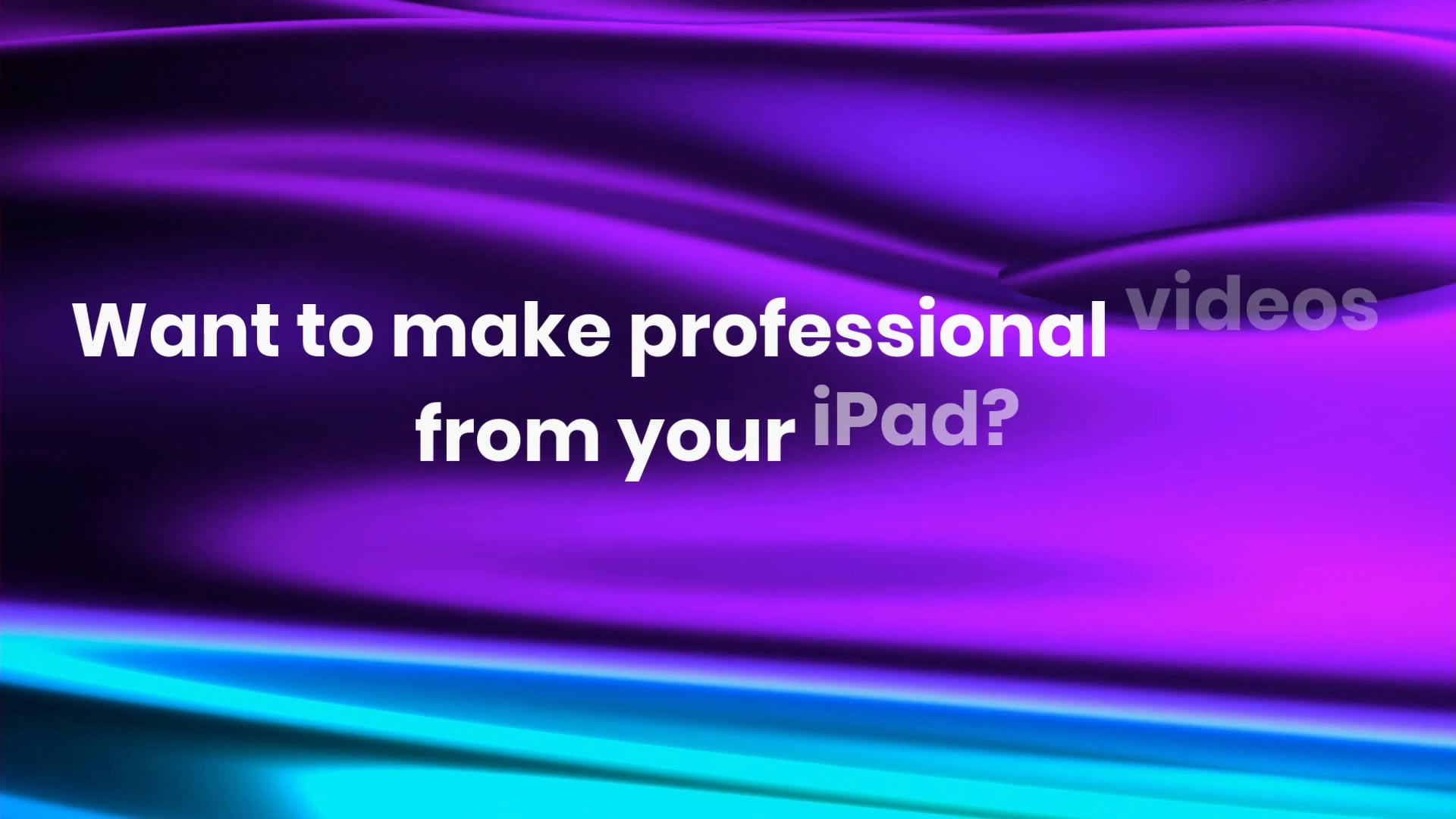 Watch Beginners guide to iMovie iPad Online | Vimeo On Demand on Vimeo
