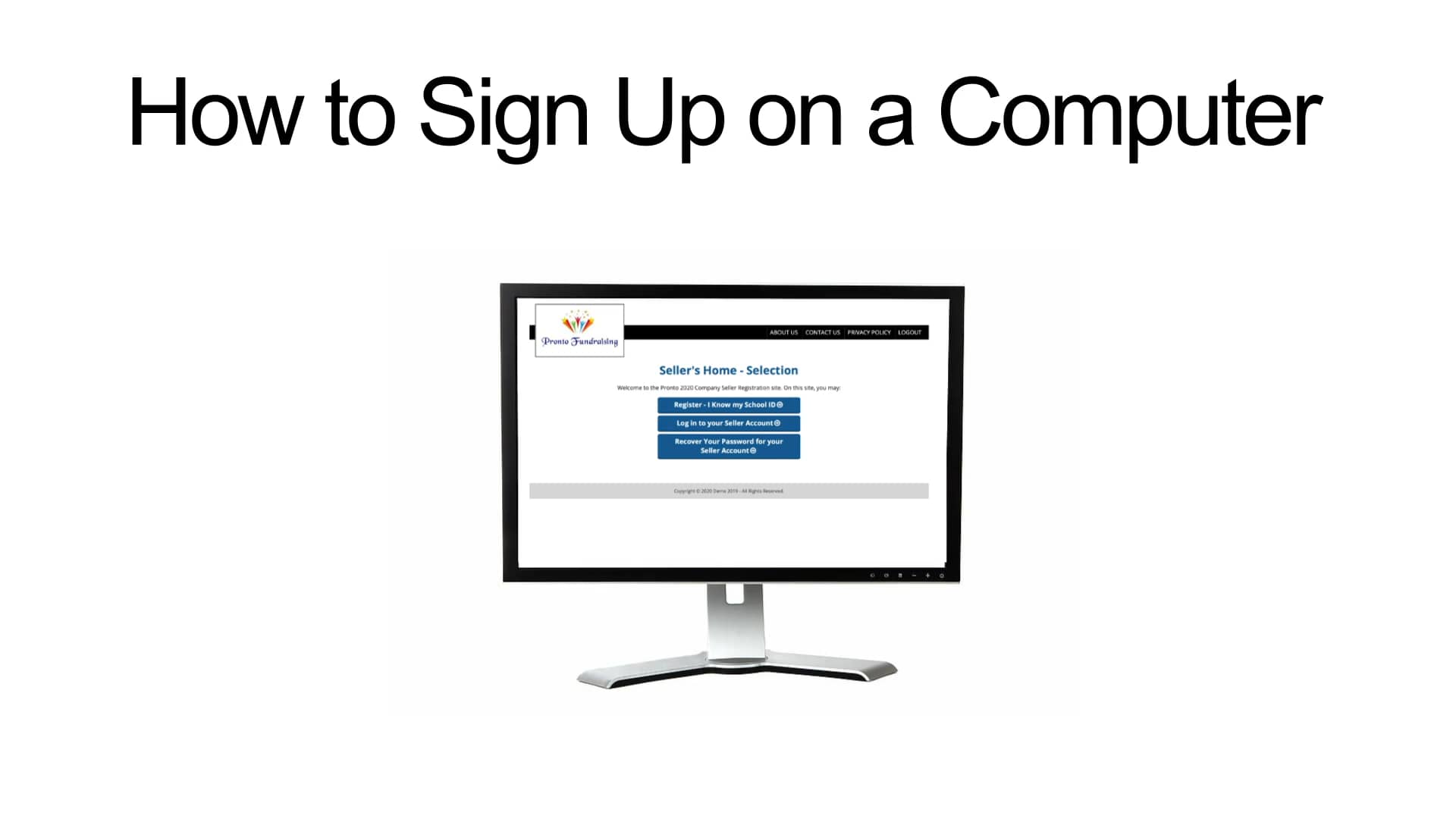 How to Sign Up on a Computer on Vimeo