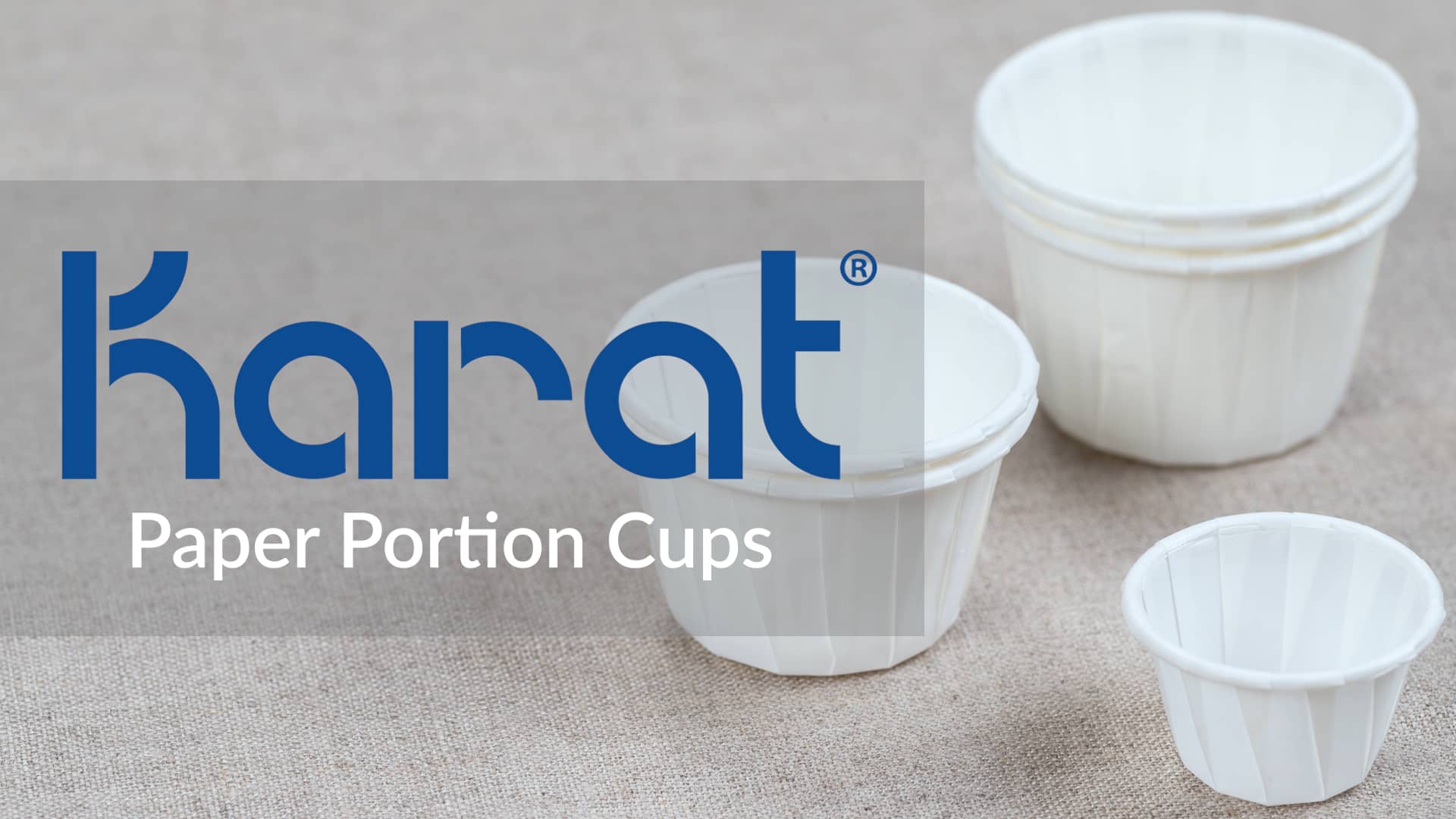 Karat Paper Portion Cup on Vimeo