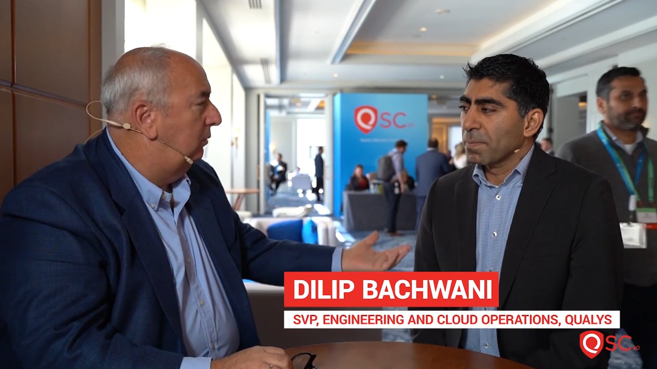 Qualys RSA 2020 - Dilip Bachwani Interview - Techstrong TV