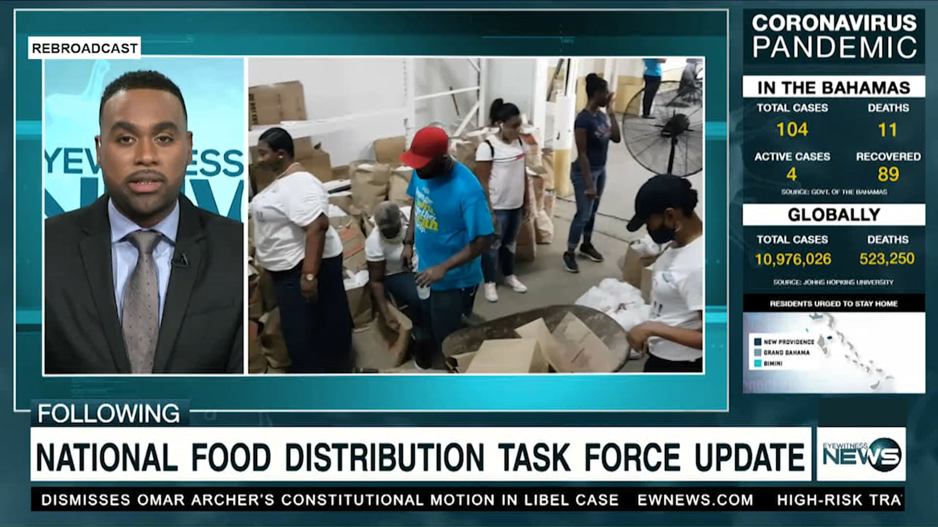 NATIONAL FOOD DISTRIBUTION TASK FORCE UPDATE – Eye Witness News