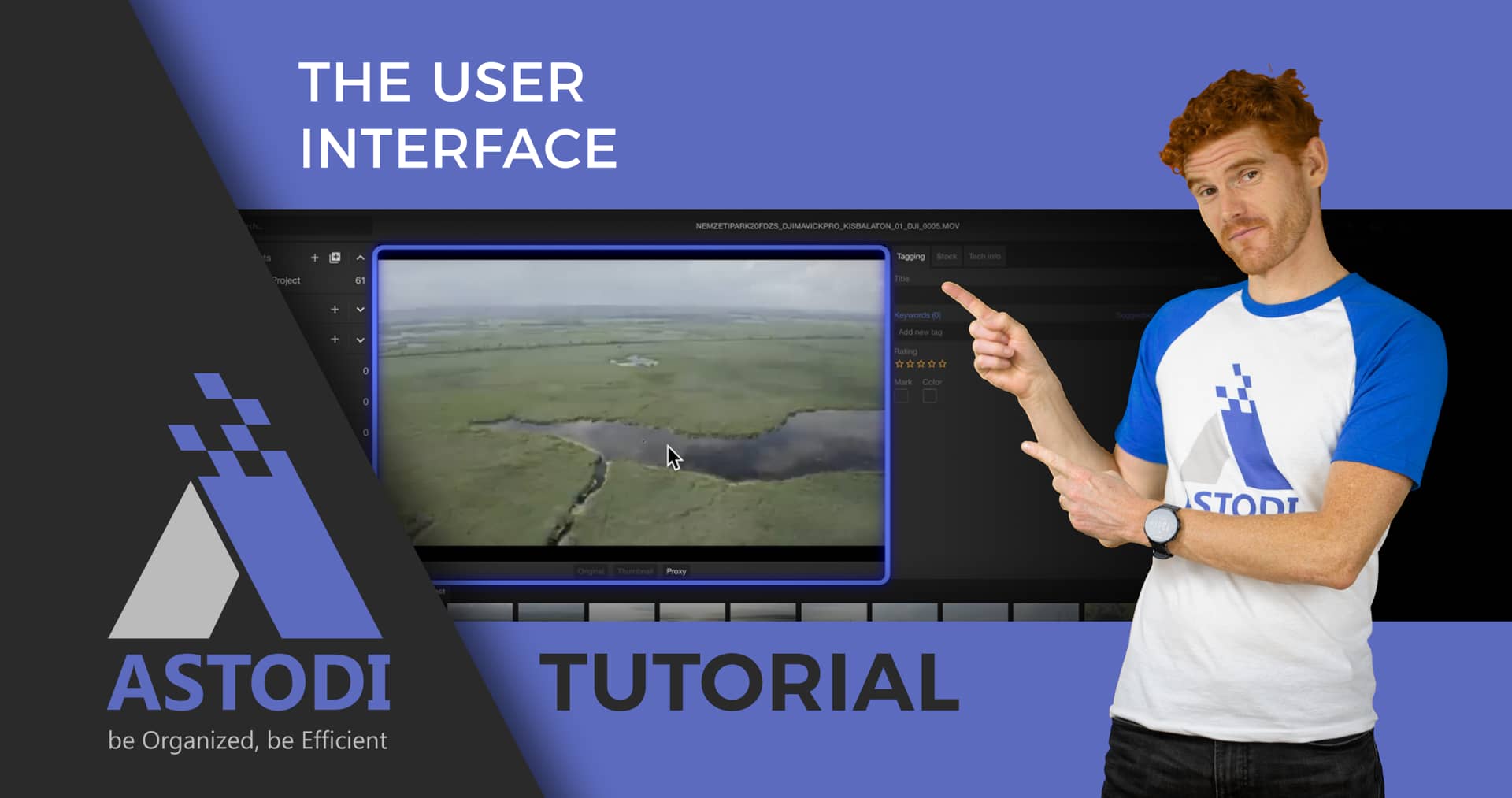 The user interface on Vimeo