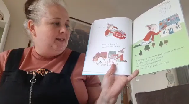 Mrs Henson reads Paper Dolls on Vimeo