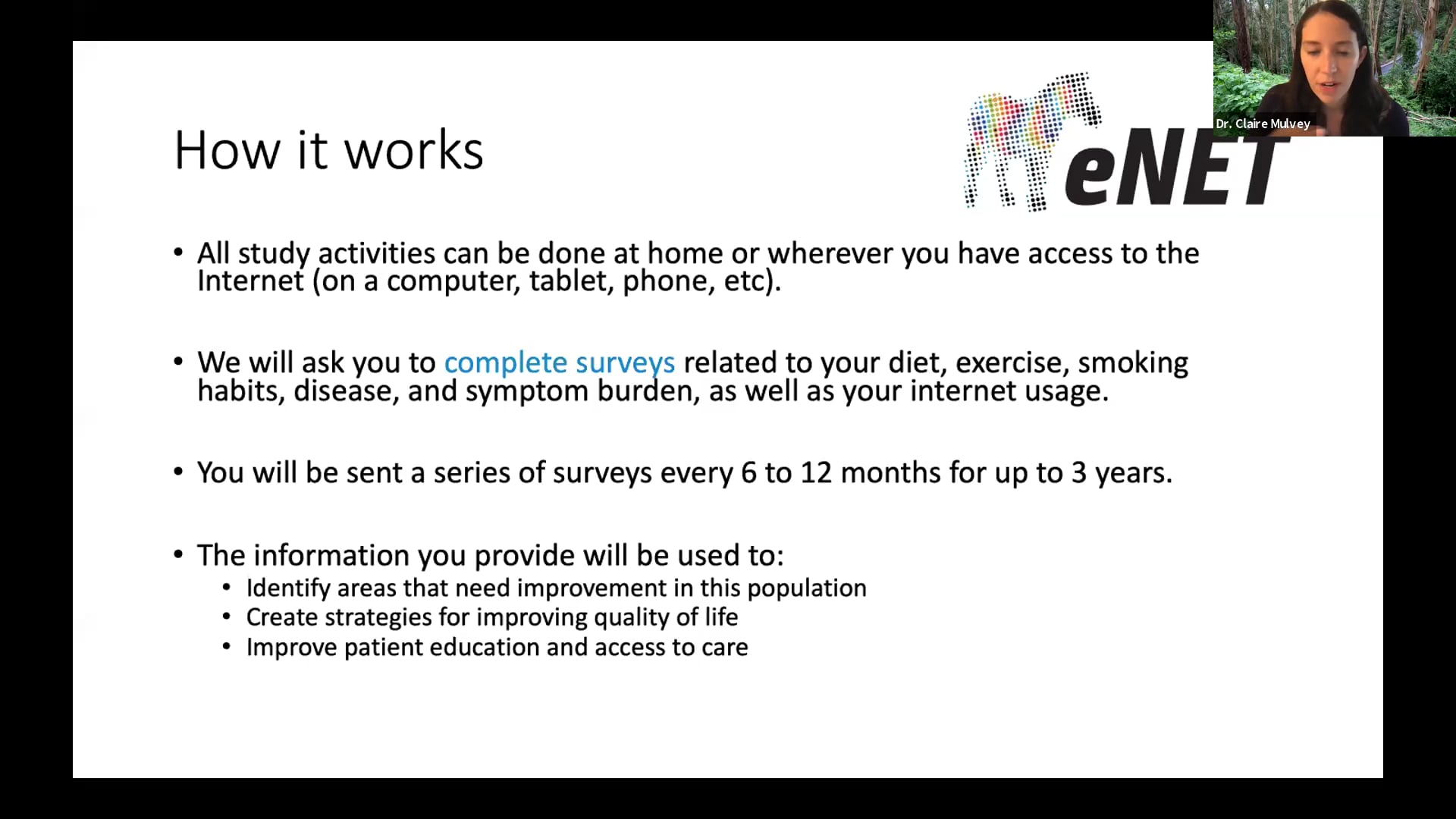Dr. Claire Mulvey, UCSF - Speaks to NorCAL CarciNET
