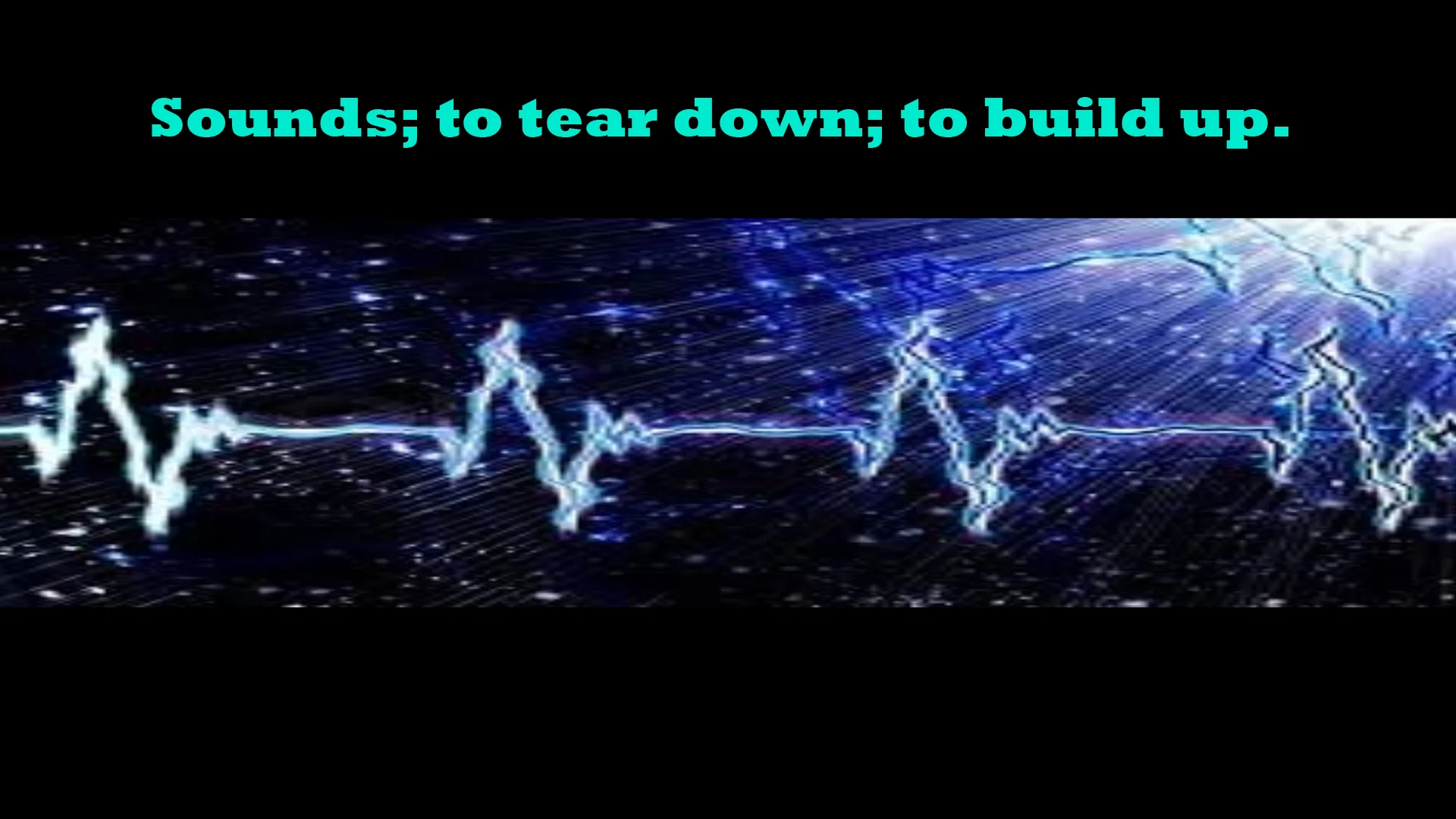 Sounds; to tear down; to build up; 2020-06-28 on Vimeo