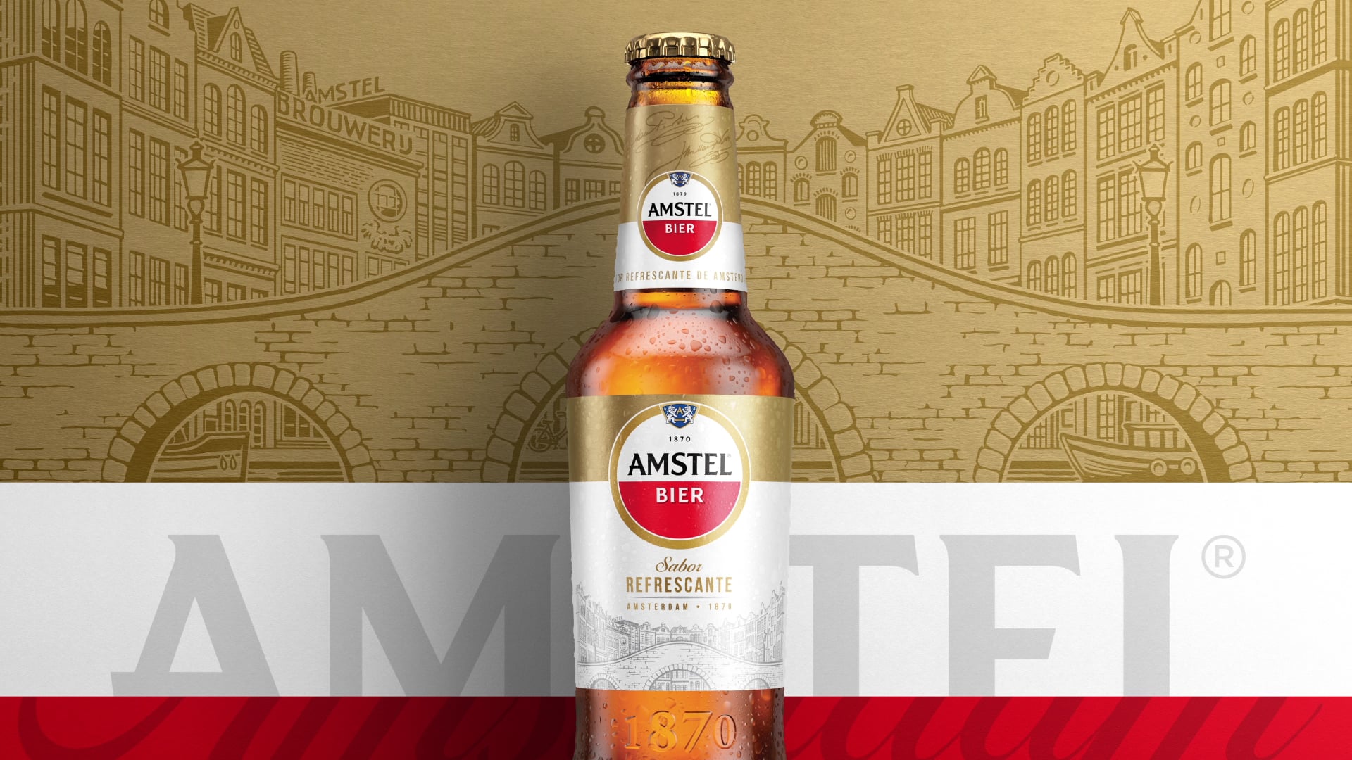 Amstel Brand Identity - Elmwood London - Bottle Design on Vimeo