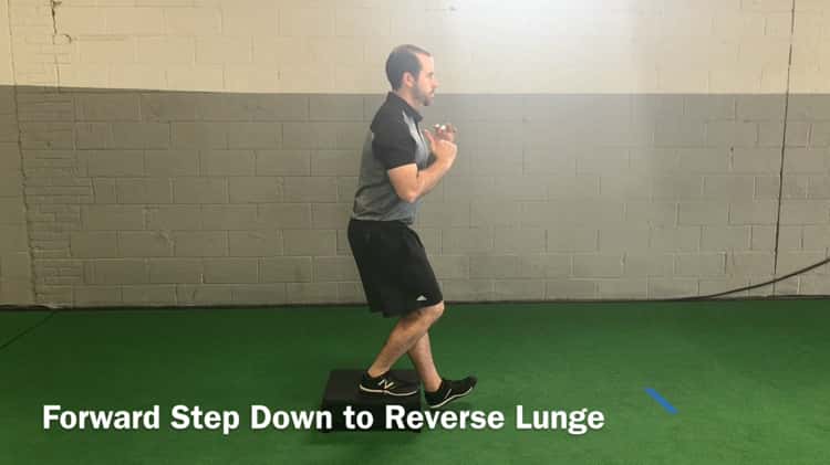 Step Up To Reverse Lunge