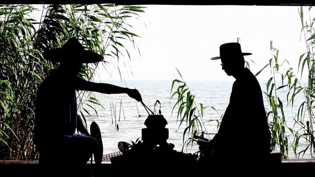 Siluet Pria Danau - Free video on Pixabay - Pixabay