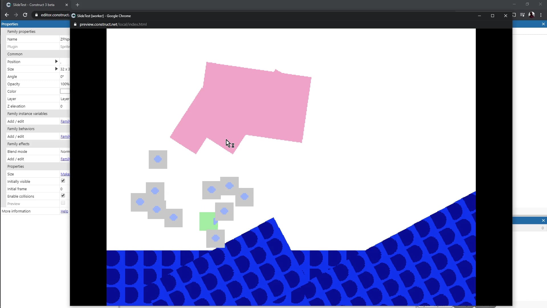 Construct 3 - use 8 Directions and Slide off Walls and Npcs on Vimeo