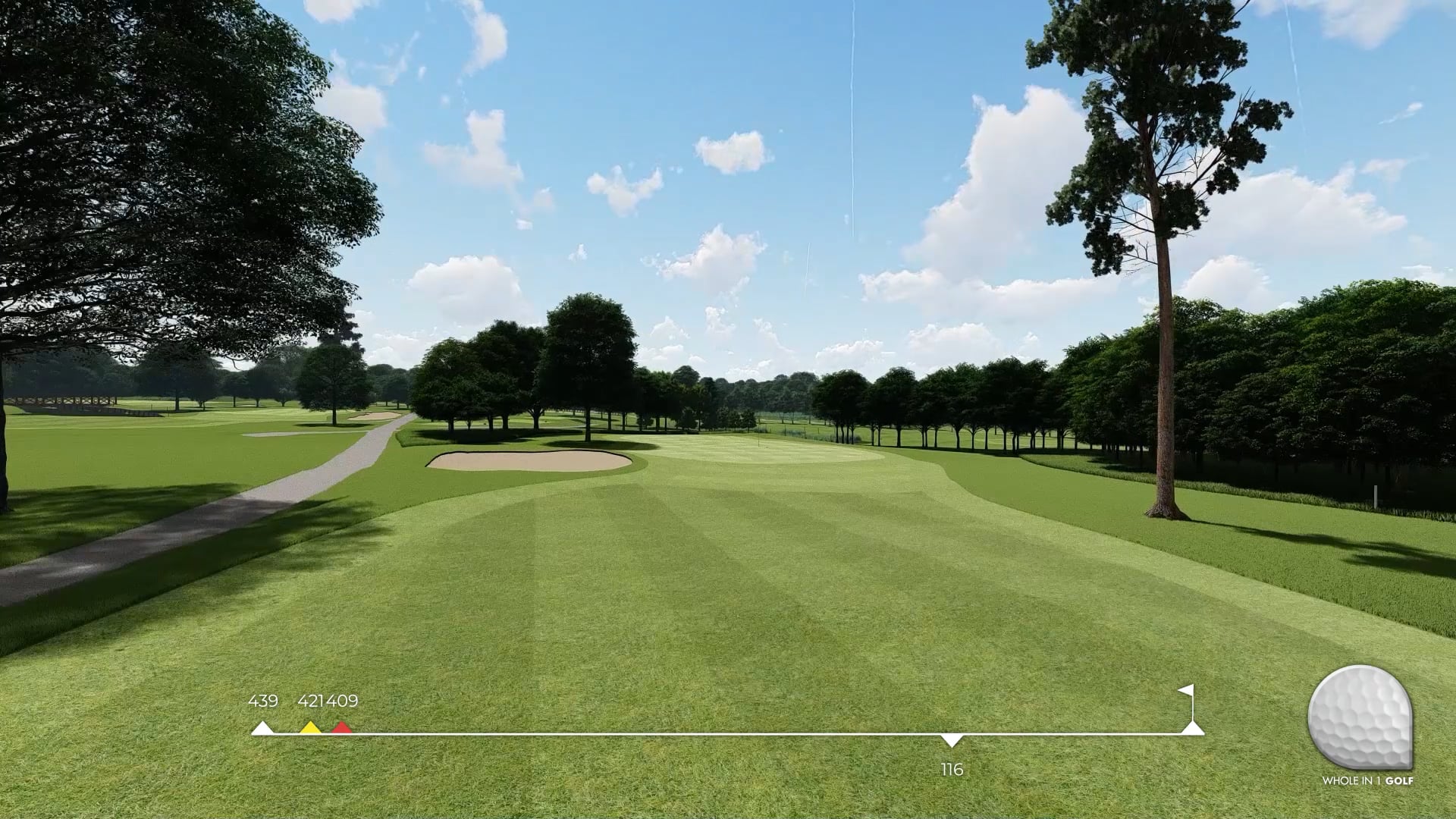 Dyrham Park Golf Club - Hole 01 on Vimeo