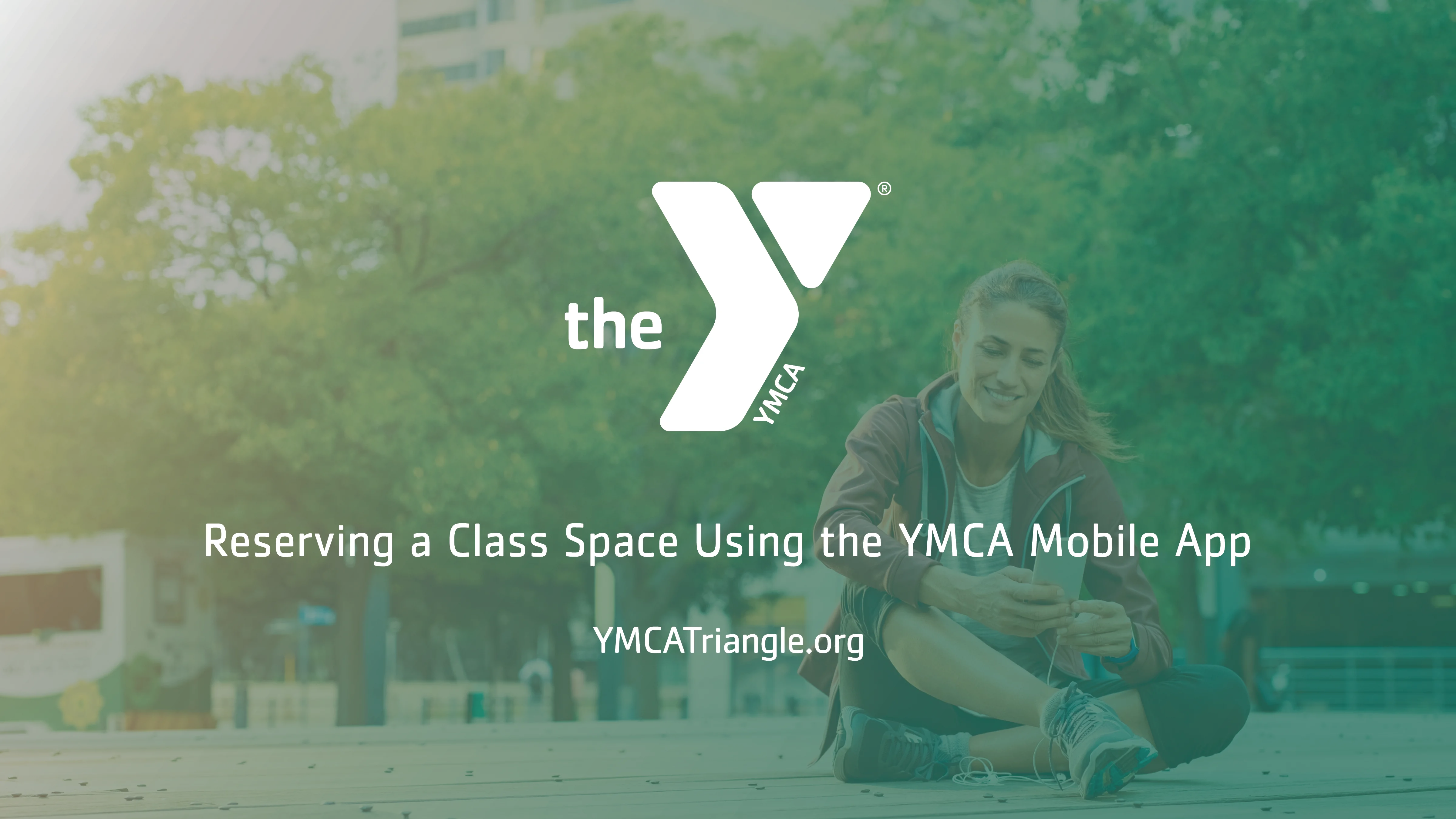 Reserving a Class Space using the YMCA Mobile App