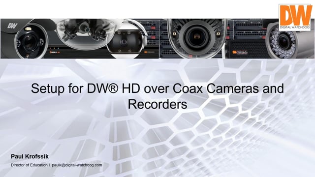 Universal HD over Coax® 4-Channel Digital Video Recorder