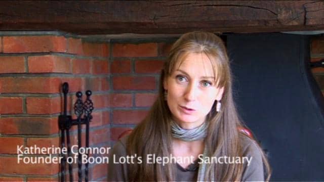 Katherine Connor speaking about the mission of Boon Lott’s Elephant ...