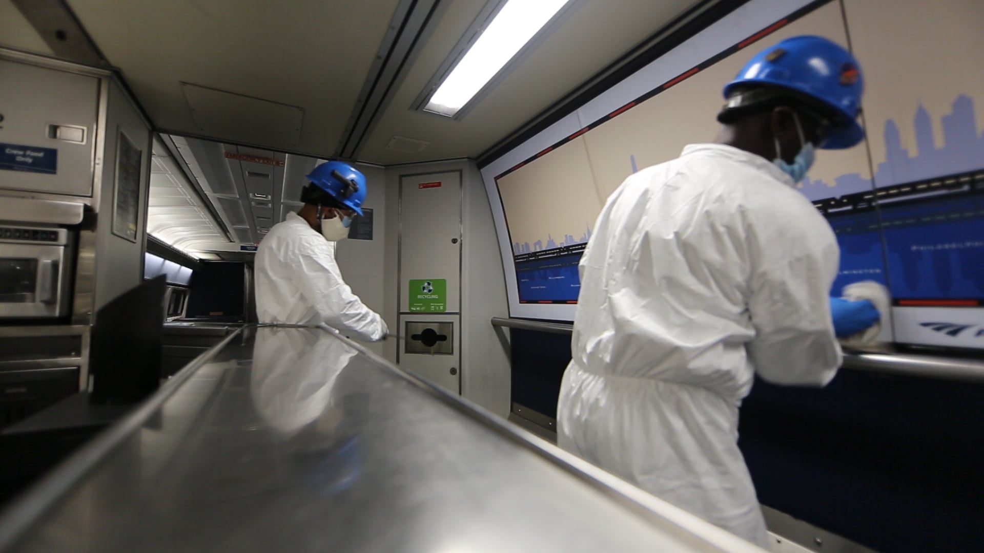 Amtrak Train Cleaning on Vimeo