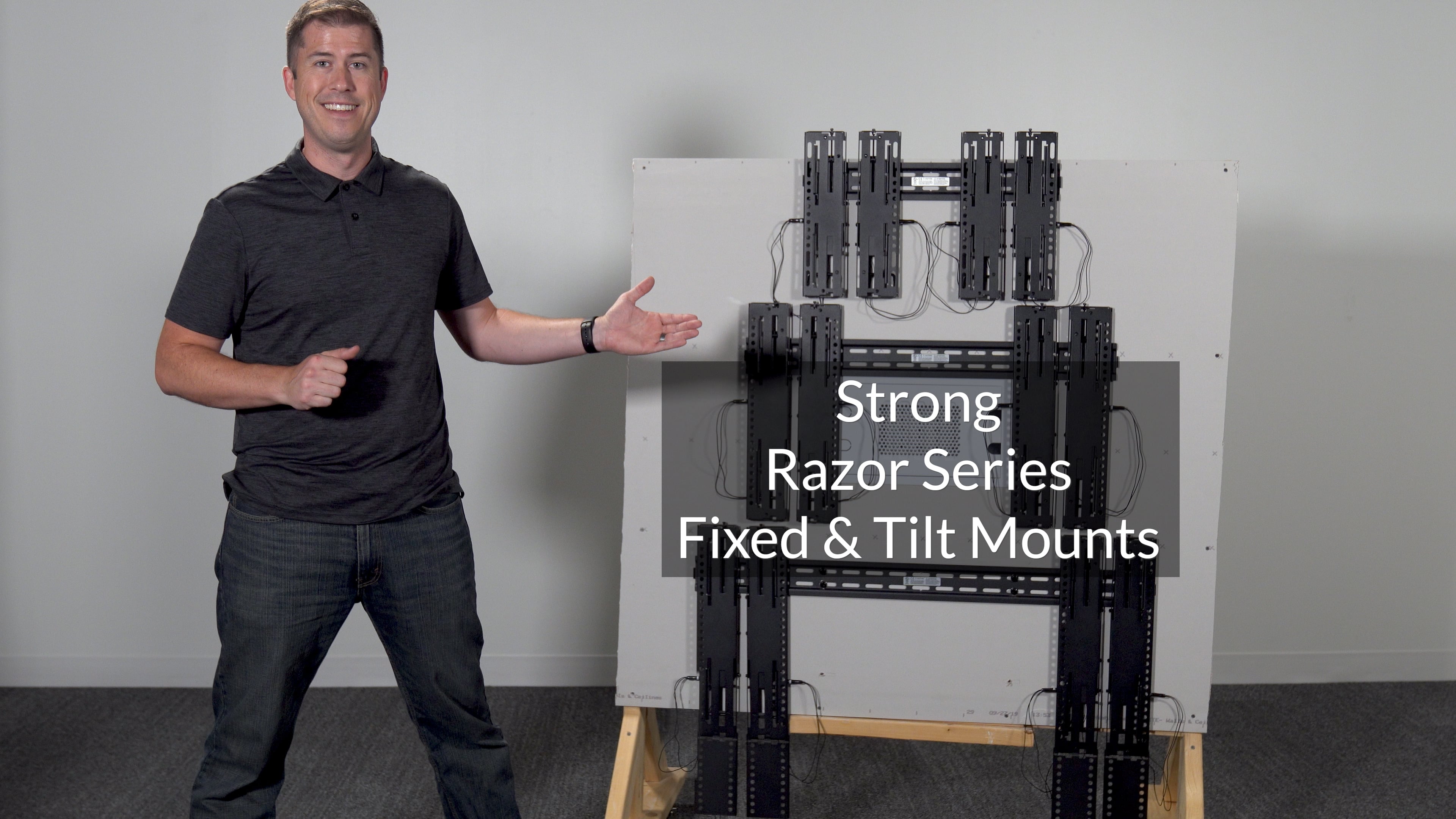 Strong Razor Fixed & Tilt Mounts Product Introduction on Vimeo