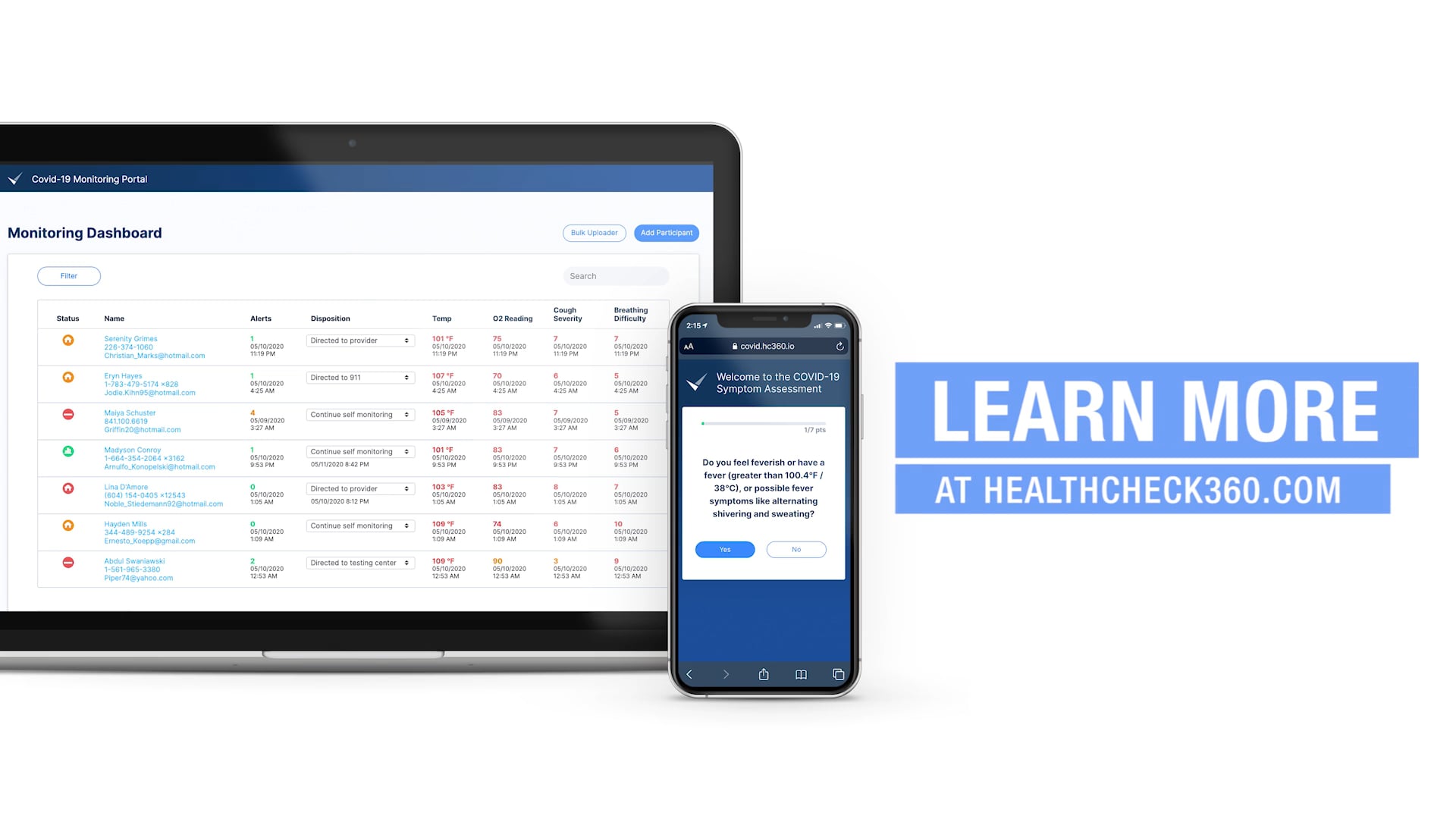 HealthCheck360 Daily Symptom Tracker on Vimeo